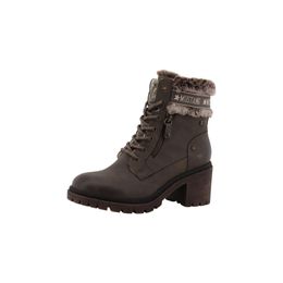 Mustang Schn&uuml;rstiefelette 'Leila' Damen Gr&ouml;&szlig;e 41 dunkelbraun Winterschuhe