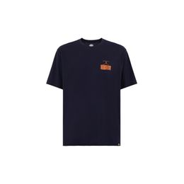 Dickies T-Shirt 'Apison' Herren Gr&ouml;&szlig;e XL navy / orange