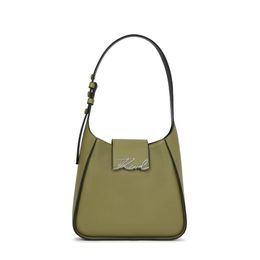 K by KARL LAGERFELD Karl Lagerfeld Schultertasche Damen Gr&ouml;&szlig;e One Size oliv / silber