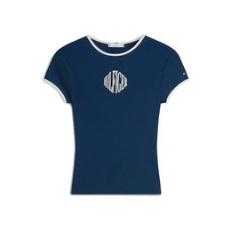Tommy Hilfiger T-Shirt Damen Größe XXL navy / puder / weiß