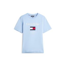 Tommy Hilfiger T-Shirt Herren Größe S marine / hellblau / rot / weiß
