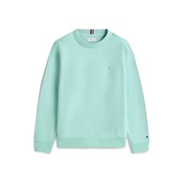 Tommy Hilfiger Sweatshirt Jungen Gr&ouml;&szlig;e 110 aqua / offwhite