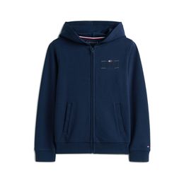 Tommy Hilfiger Sweatjacke 'Icons' Jungen Gr&ouml;&szlig;e 110 navy / dunkelgr&uuml;n / rot / wei&szlig;