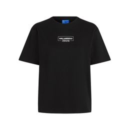 KARL LAGERFELD JEANS Shirt female size L Black / White