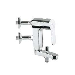 Grohe Eurostyle C Aufputz-Wannenarmatur, Einhebelmischer, 23302000,