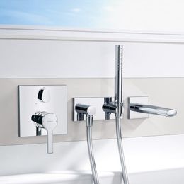 Hansa Ronda Unterputz-Wannenarmatur, Einhebelmischer, 83849583,
