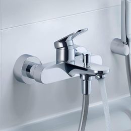 Duravit Wave Aufputz-Wannenarmatur, Einhebelmischer, WA5230000010,