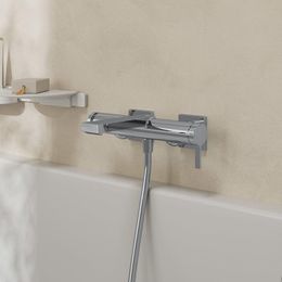 Hansgrohe Tecturis E Aufputz-Wannenarmatur, Einhebelmischer, 73420000,