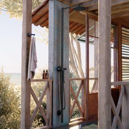 Axor Starck Nature Aufputz-Duschsystem, Einhebelmischer, 12670670,