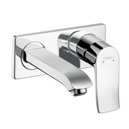 Hansgrohe Metris Waschtischarmatur, Wandmontage, 31085000,