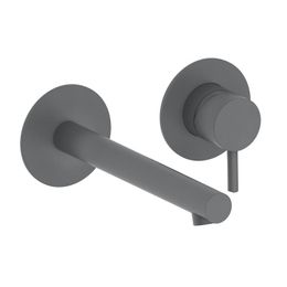 Herzbach SIRO GREY Waschtischarmatur, Wandmontage, 30.120954.1.06,