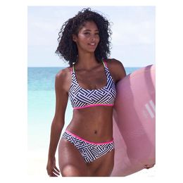 Buffalo Bustier-Bikini-Top 'Gioletta' mehrfarbig Gr. 34 Cup A/B. Ohne Stäbchen Und Ohne Bügel. Nachhaltig.