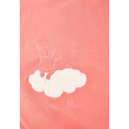 Babydecke Sterntaler "Hase Hanni Microfleece", perlrosa, B:75cm L:100cm, Polyester, Wohndecken