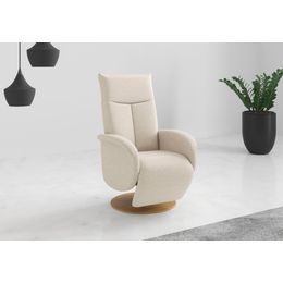 TV-Sessel Home Affaire "Glendale", creme, B:75cm H:112cm T:82cm, 95% Polyester, 5% Polyamid, Sessel, wahlweise mit Aufstehhilfe, 2 Motoren und Akku