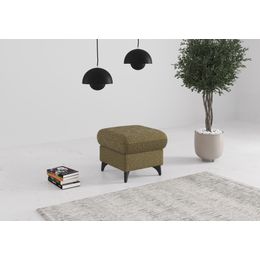 Sit & More Polsterhocker SIT & MORE, B:58cm H:48cm T:58cmolive, 100% Polyester, Hocker, "Glendale", mit Stauraum