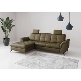 Sit & More Ecksofa SIT & MORE, B:262cm H:92cm T:164cmolive, Wohnzimmer, Sofas, "Zora"