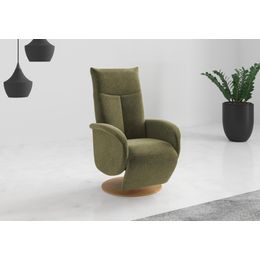 TV-Sessel Home Affaire "Glendale", hellgrün, B:75cm H:112cm T:82cm, 100% Polyester, Sessel, wahlweise mit Aufstehhilfe, 2 Motoren und Akku