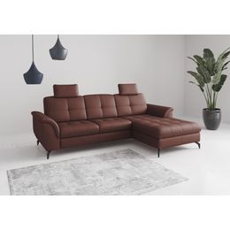 Sit & More Ecksofa SIT & MORE, T:164cmmerlot, Wohnzimmer, Sofas, "Zora"