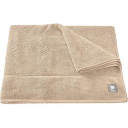 Badetuch Musterring "Solid", beige, B:100cm L:150cm, Frottee, Baumwolle, Handtücher, hautschmeichelnde Airtouch Qualität