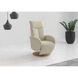 TV-Sessel Home Affaire "Glendale", sand, B:75cm H:112cm T:82cm, 100% Polyester, Sessel, wahlweise mit Aufstehhilfe, 2 Motoren und Akku