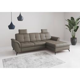 Sit & More Ecksofa SIT & MORE "Zora", delphine, B:262cm H:92cm T:164cm, Sofas, Ecksofa