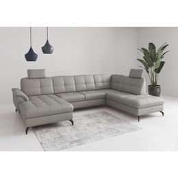 Sit & More Wohnlandschaft SIT & MORE, T:212cmlight grau, Sofas, "Zora"