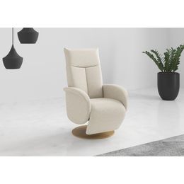 TV-Sessel Home Affaire "Glendale", creme, B:75cm H:112cm T:82cm, 95% Polyester, 5% Polyamid, Sessel, wahlweise mit Aufstehhilfe, 2 Motoren und Akku