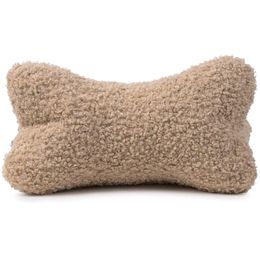 Gözze Nackenkissen GÖZZE "Curly Lesekissen Rolf", beige, B:40cm H:19cm L:25cm, Polyester, Funktionskissen