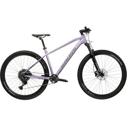 Mountainbike KROSS "Hardtail Level 4.0" Gr. 38, lila (lila, schwarz), Fahrr&auml;der, Damen, 38cm, 29 Zoll (73,66cm) hinten: 29 Zoll (73,66cm)