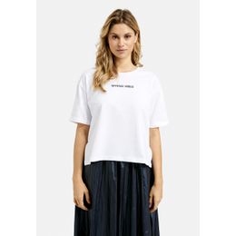 Smith & Soul Rundhalsshirt SMITH & SOUL, Damen, Gr. S, wei&szlig;, Single Jersey, Material: 100% Baumwolle, bedruckt, gerade normal, Rundhals, eingesetzt gerader Abschluss, Shirts Rundhalsshirt