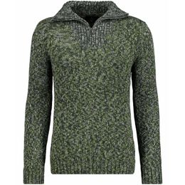 Troyer Ragman, Herren, Gr. 50, dunkelgr&uuml;n, 393, 100% Baumwolle, hoch geschlossener Ausschnitt, Pullover Troyer