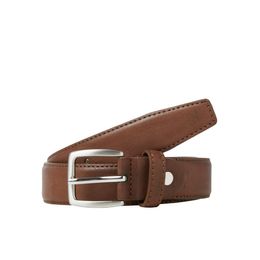 Jack & Jones Taillengürtel JACK & JONES JUNIOR "JACANTON BELT JNR NOOS", Jungen, Gr. 70, cognac, Lederimitat, unifarben, Gürtel