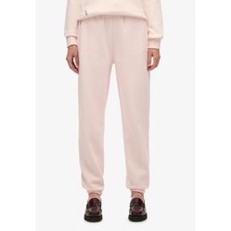 Sweathose Superdry "ESSENTIAL LOGO JOGGER HB", Damen, Gr. L, N-Gr, mauve morn pink, Sweatware, Obermaterial: 80% Baumwolle, 20% Polyester, unifarben, lang, Hosen