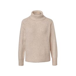 Tchibo - Grobstrickpullover mit Rollkragen - Damen - Gr. M - beige