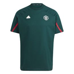 adidas Sportswear Sportshirt 'Manchester United Designed for Gameday' Herren Größe L dunkelgrün / rot / weiß