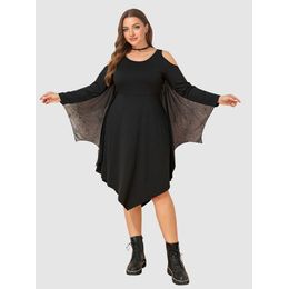 LapaPlus Kleid Damen Größe 50 schwarz Winterkleid