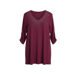 Shape Of You Bluse Damen Gr&ouml;&szlig;e XXXL rot