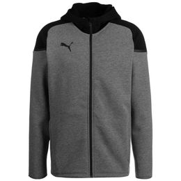 Puma Athletic Zip-Up Hoodie 'TeamCUP ' male Grey size S