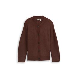 Tom Tailor Women + Strickjacke Damen Größe XXL dunkelbraun