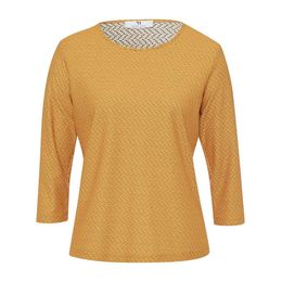 Peter Hahn - Rundhals-Shirt, gelb, Gr. 44 / L