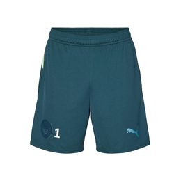 Puma Sportshorts 'Manchester City 25/26' Herren Größe XL zitronengelb / dunkelgrün