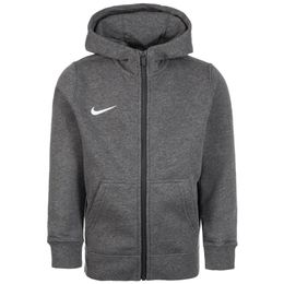 Nike Sportsweatjacke 'Club 19' Jungen Größe 158/170 basaltgrau / weiß