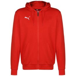 Puma Athletic Zip-Up Hoodie 'TeamGoal 23' male Red size S