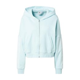 adidas originals Sweatjacke 'Adicolor Classics ' Damen Größe L hellblau / weiß