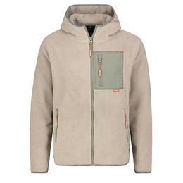 Sublevel Fleecejacke Herren Gr&ouml;&szlig;e XL beige / jade