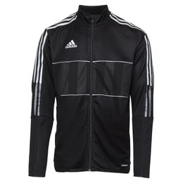 adidas Sportswear Trainingsjacke 'Tiro' Herren Größe S grau / schwarz / weiß