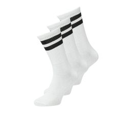 Jack & Jones Jack & Jones Socken 'JJTravis' Herren Gr&ouml;&szlig;e 41/46 schwarz / wei&szlig;