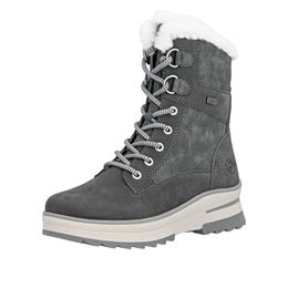 Remonte Schn&uuml;rstiefelette Damen Gr&ouml;&szlig;e 43 graphit / wei&szlig; Winterschuhe