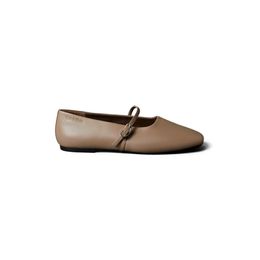 Calvin Klein Riemchenballerina Damen Gr&ouml;&szlig;e 41 taupe