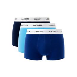 Lacoste Boxershorts Herren Gr&ouml;&szlig;e M kobaltblau / himmelblau / dunkelblau / schwarz / wei&szlig;